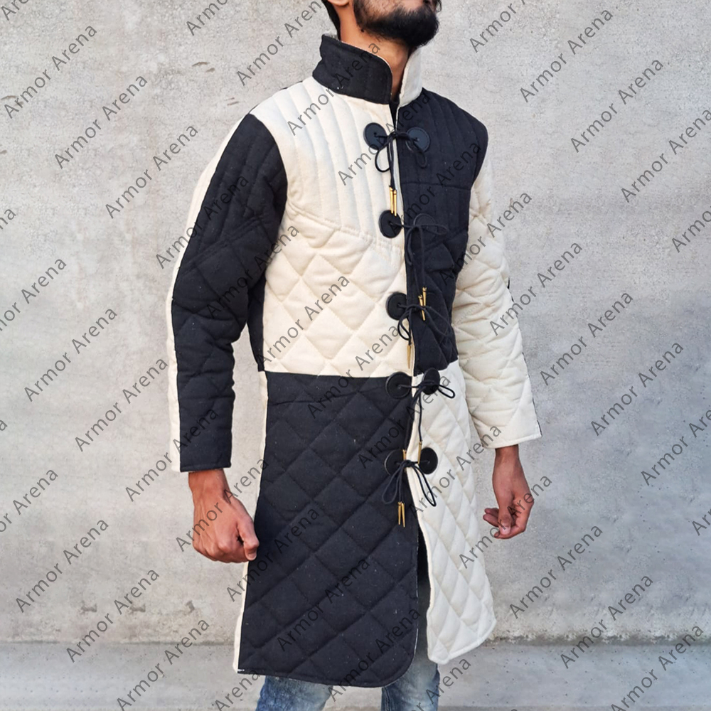 Authentic Knight Bicolor Gambeson - Knight Bicolor Armor