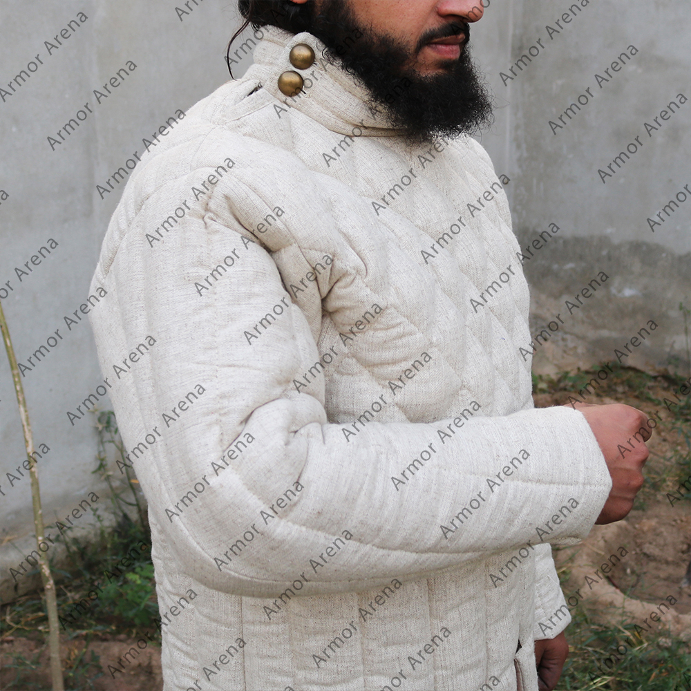 Authentic Rhombus Linen Gambeson Maciejowski Bible