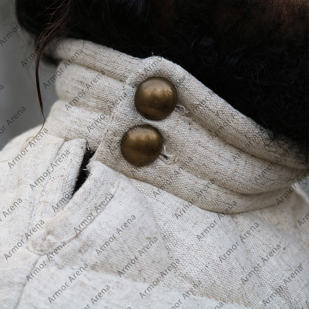 Authentic Rhombus Linen Gambeson Maciejowski Bible