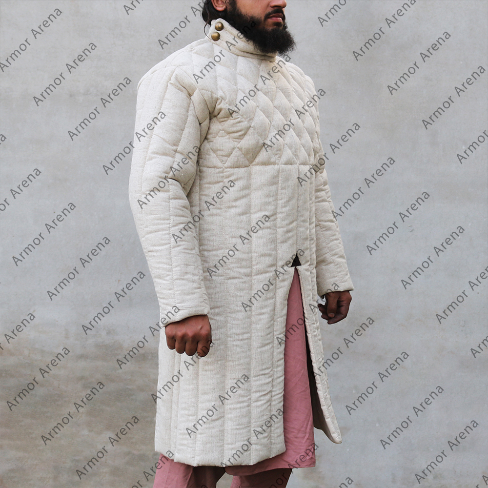 Authentic Rhombus Linen Gambeson Maciejowski Bible