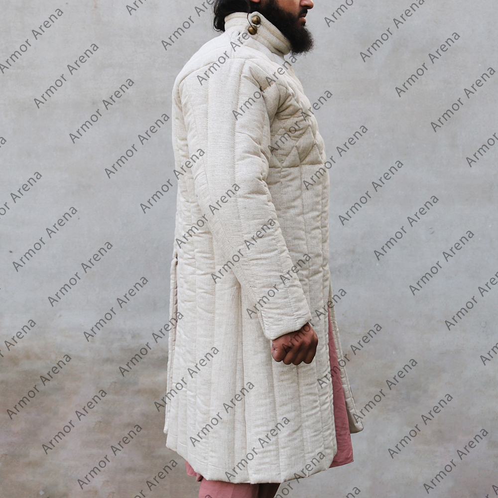 Authentic Rhombus Linen Gambeson Maciejowski Bible