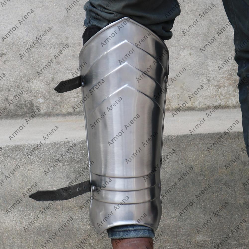 Medieval Gothic Greaves