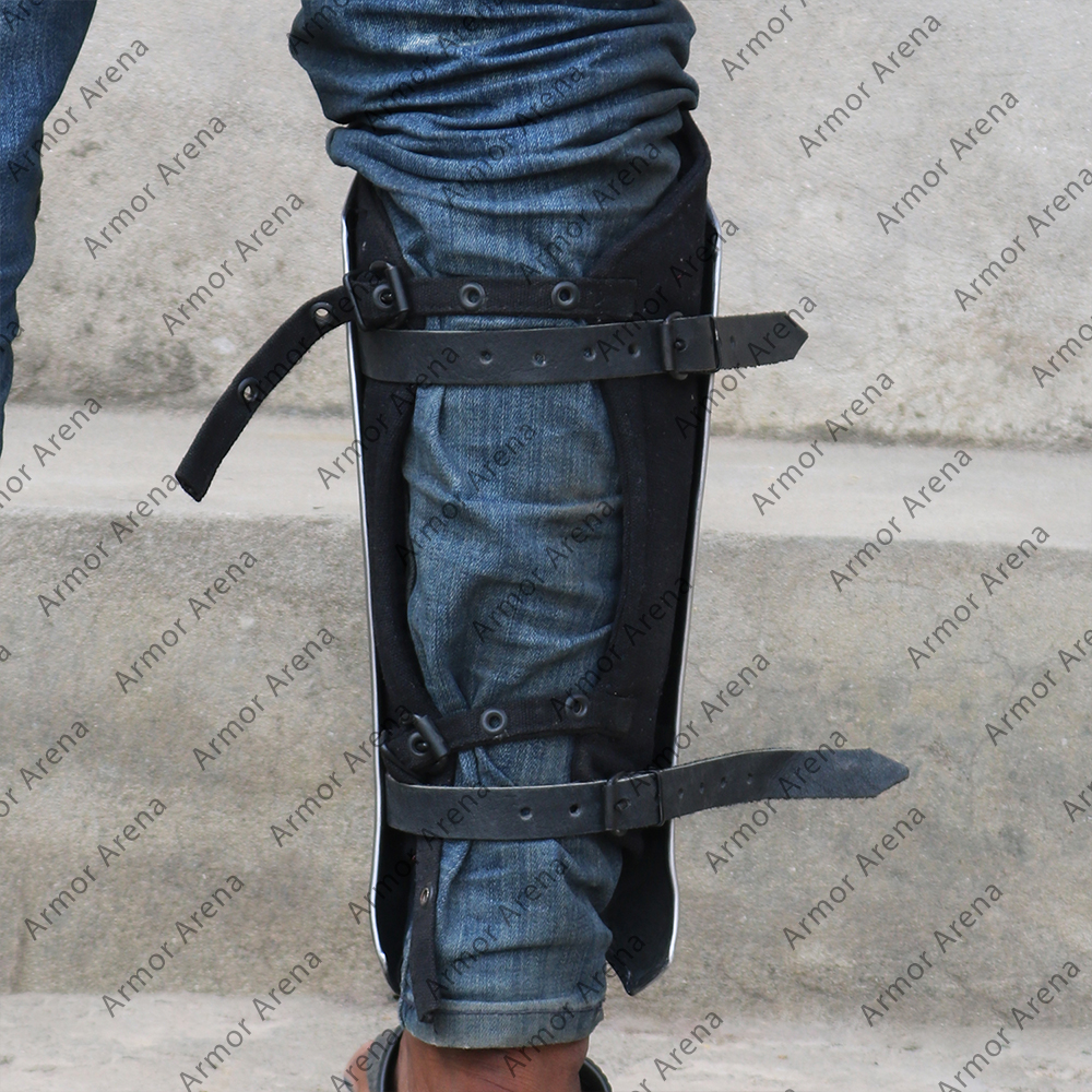 Medieval Gothic Greaves