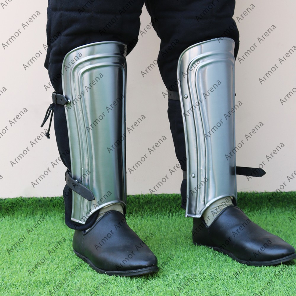 Fighting Steel Greaves
