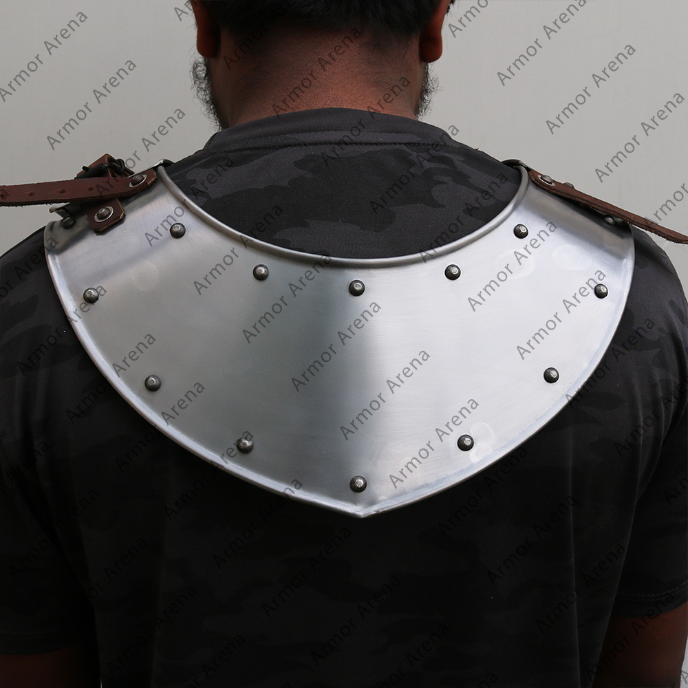 Metal Gorget With Maltese Cross