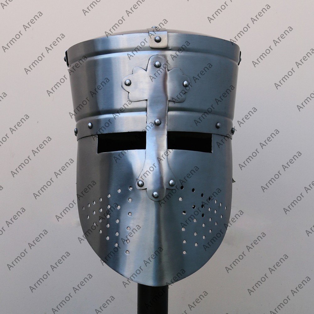 Medieval Knight Templar Helmet – Authentic Medieval Helmet