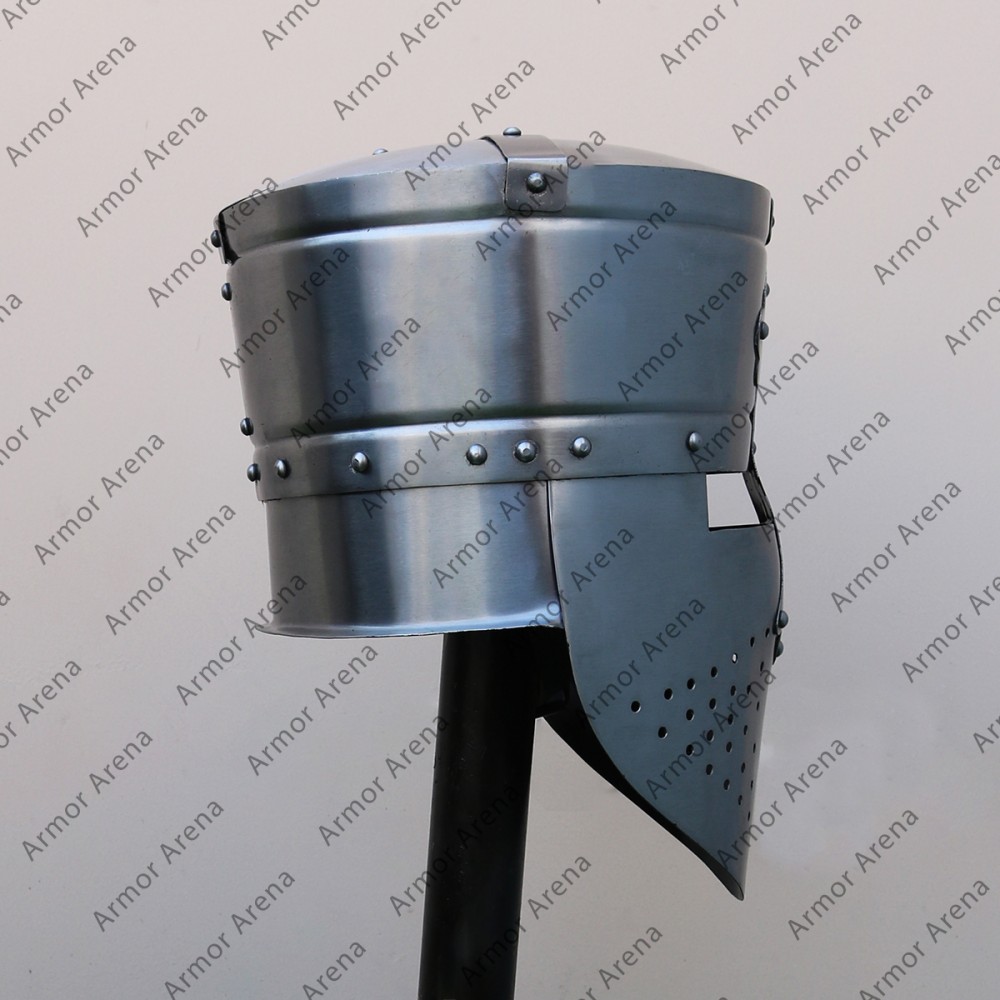 Medieval Knight Templar Helmet – Authentic Medieval Helmet
