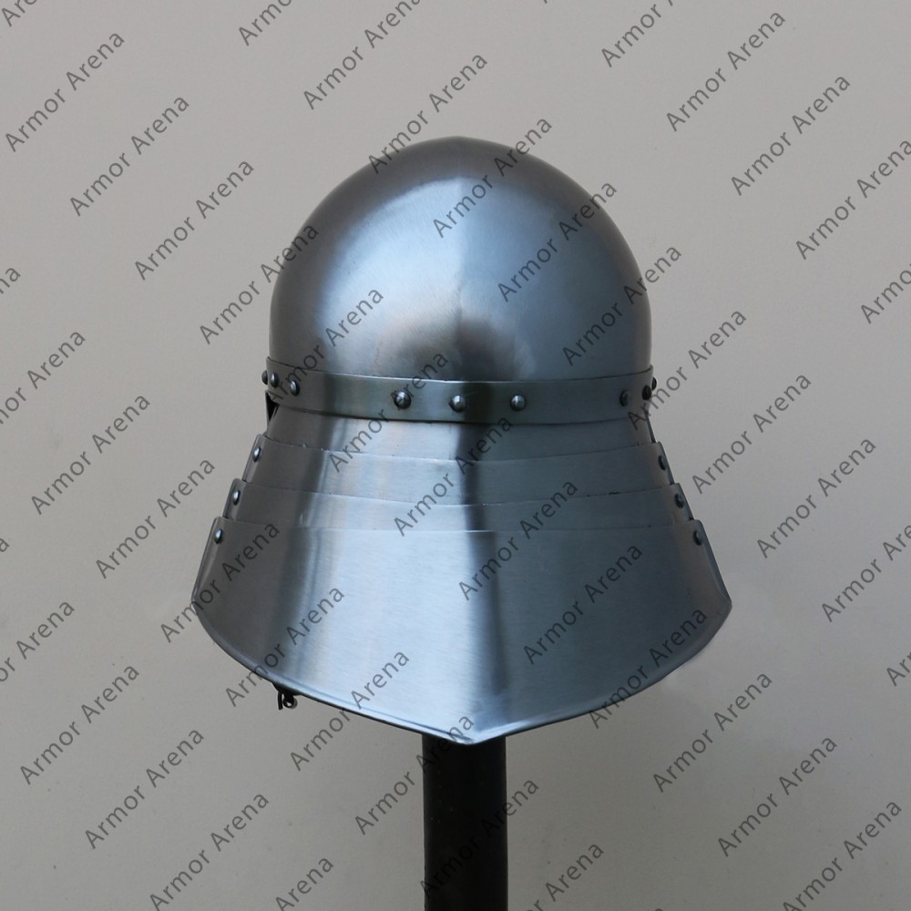 Lobster Tailed Pot Helmet - 17th-Century Zischagge Helmet